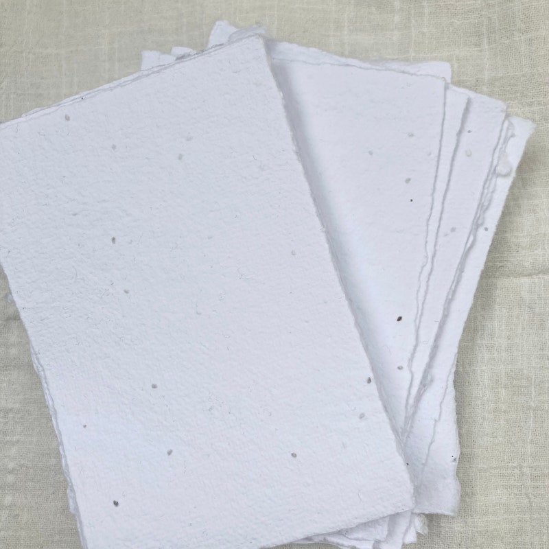Seeded Paper - Etsy