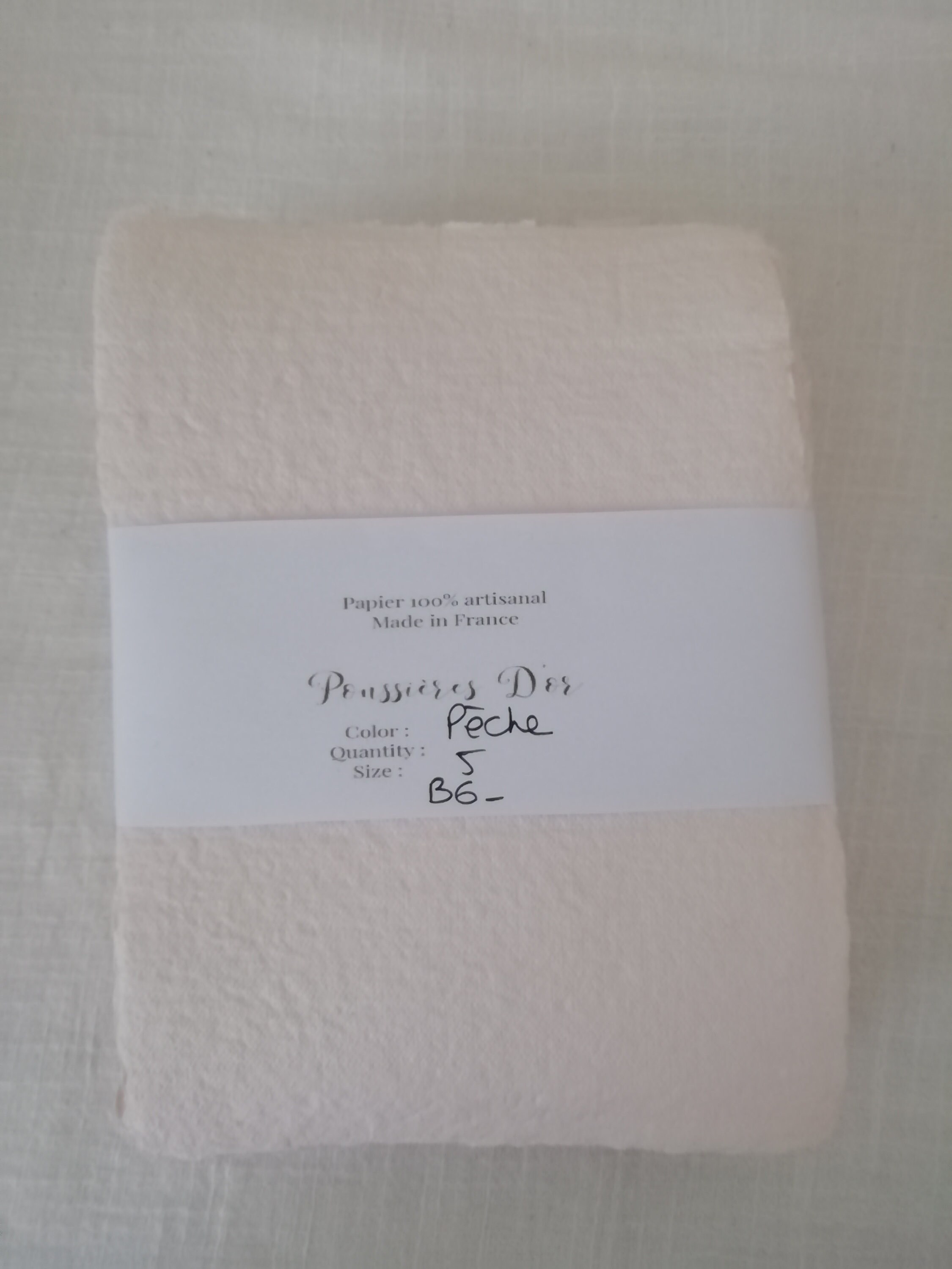 PEACH A4/A6/B6 Handmade Paper Craft Paper - Etsy