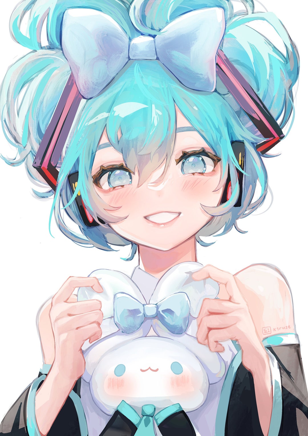 CUTE MIKU Print - A6/a5/a4 - Etsy
