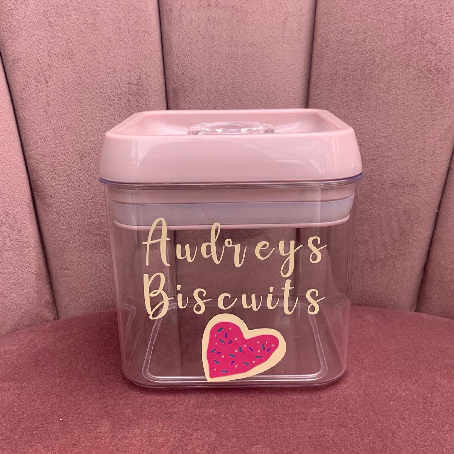 Personalised Airtight Flip Lock Storage Tubs | Etsy