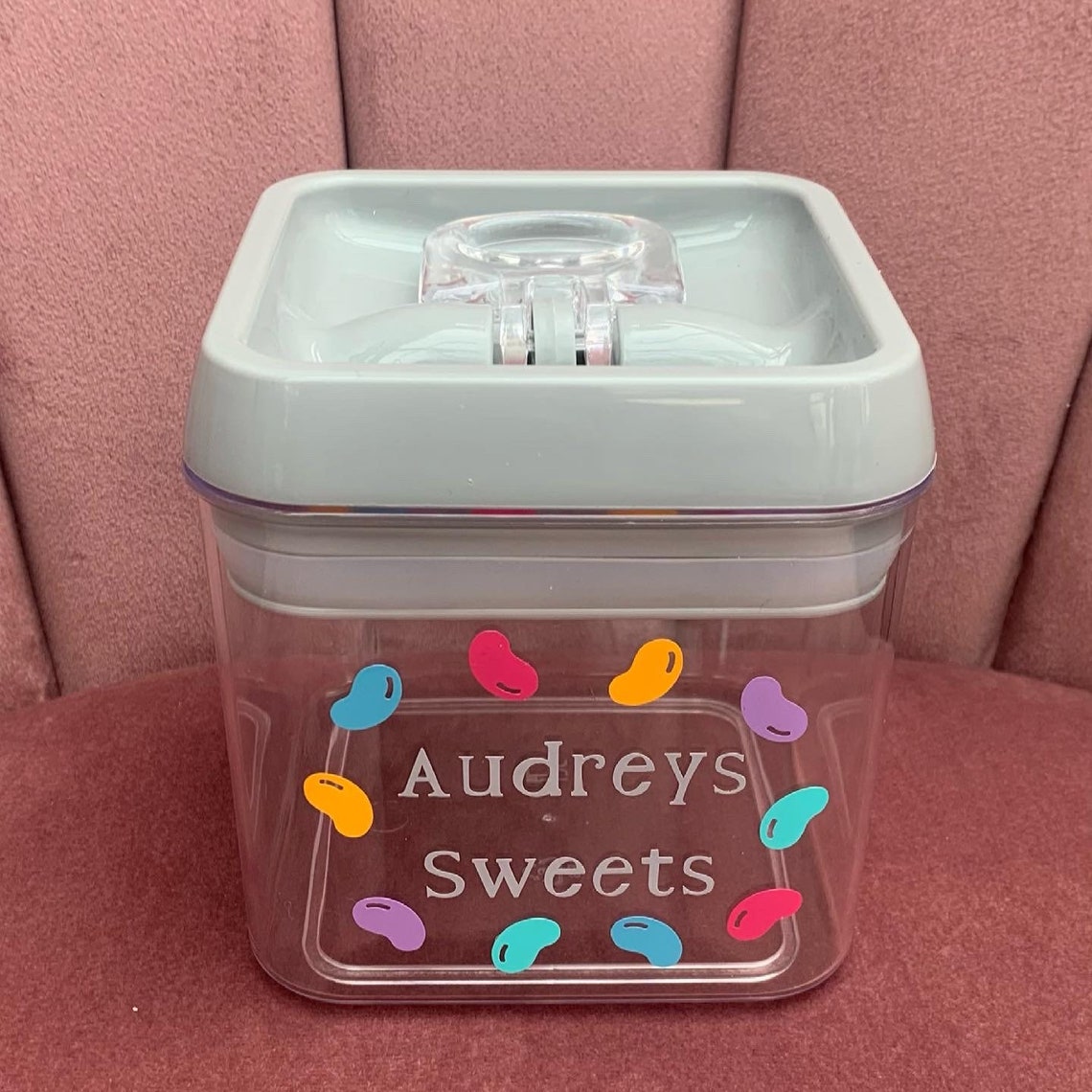 Personalised Airtight Flip Lock Storage Tubs | Etsy