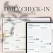 Daily Check-in Instant Download Printable PDF Fillable Reflection ...