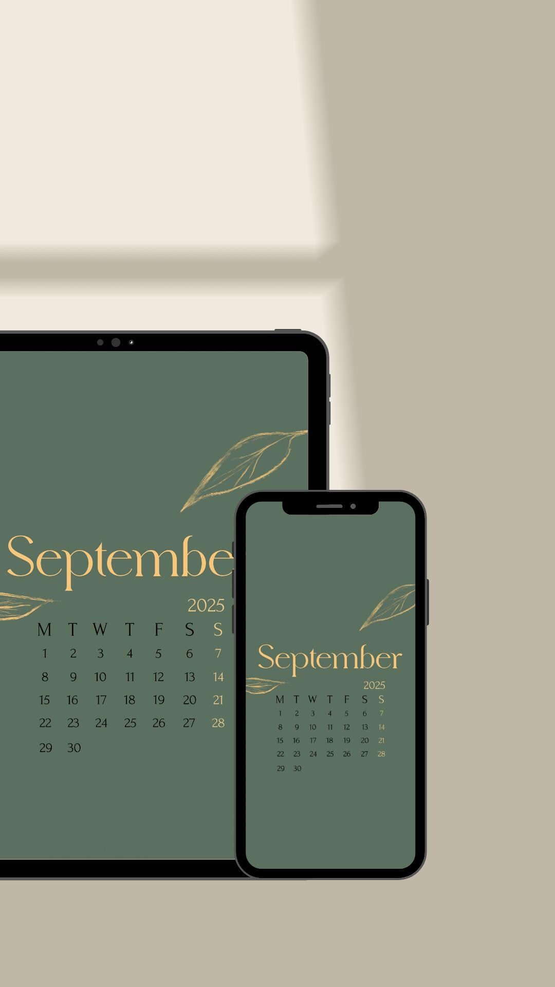 4K 12 Calendar 2025 Wallpapers Smartphone and iPad / Digital Calendar ...