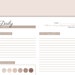 Daily Check-in Instant Download Printable PDF Fillable Reflection ...