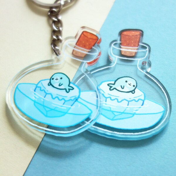 Seal Keychain - Etsy