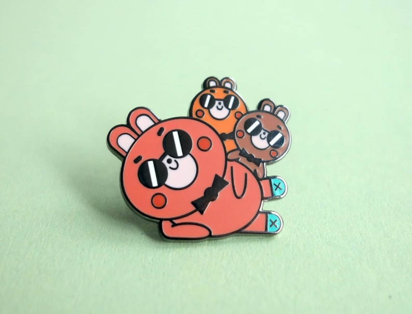 Two Enamel Pins of Your Choice - Etsy