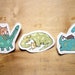 Cats & Dinos Stickers / Sticker Pack - Etsy