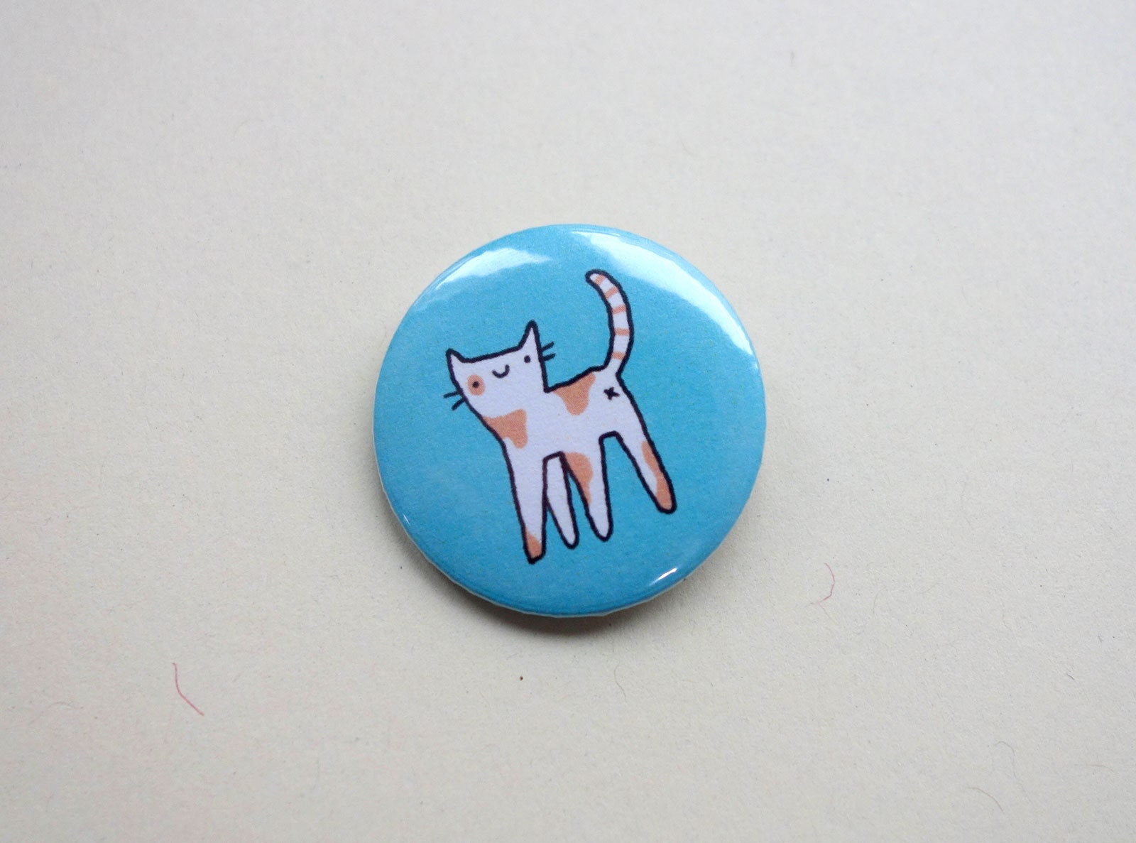 Cute Cat Buttons / Button Pins | Etsy