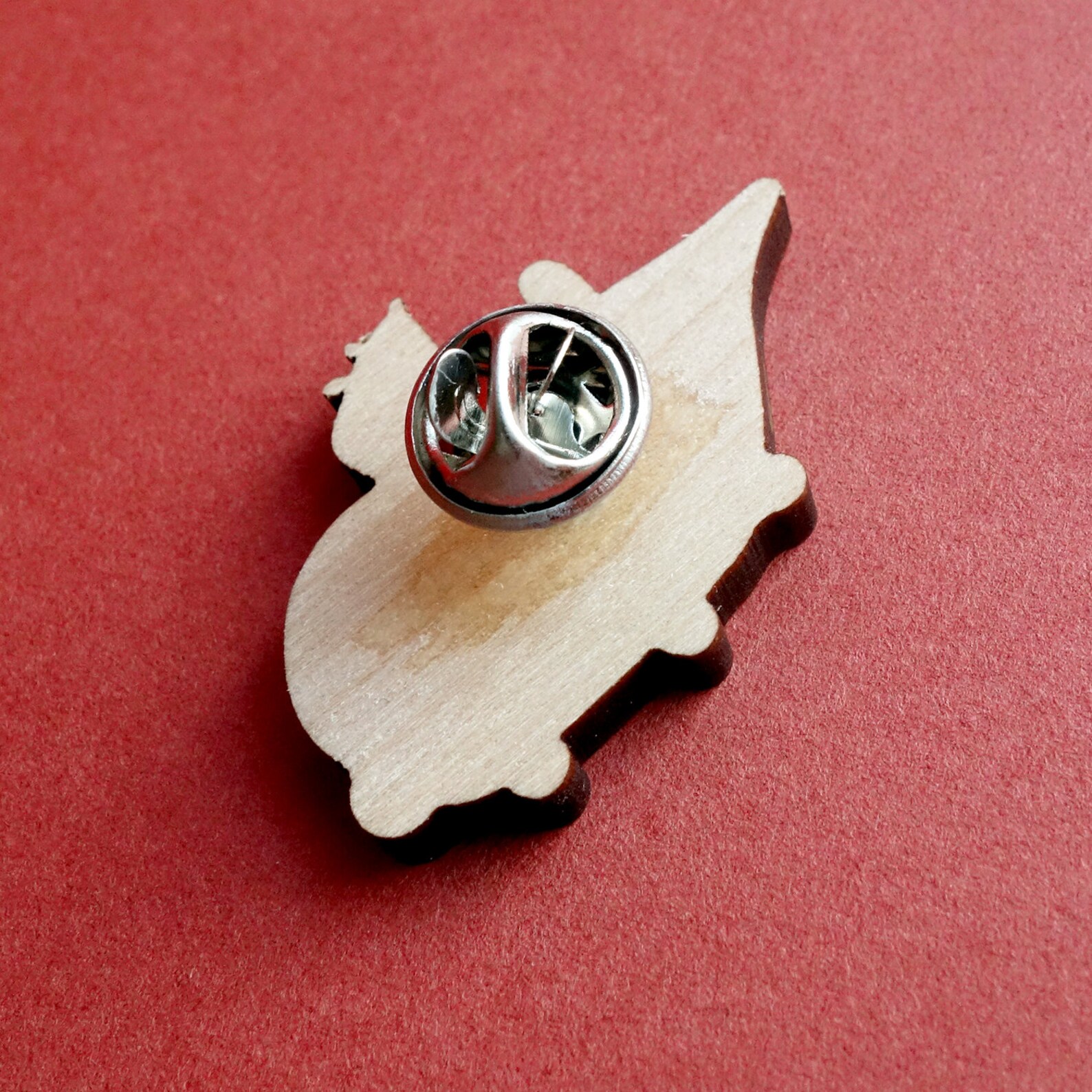 Possum Pin Badge / Opossum Wooden Brooch - Etsy