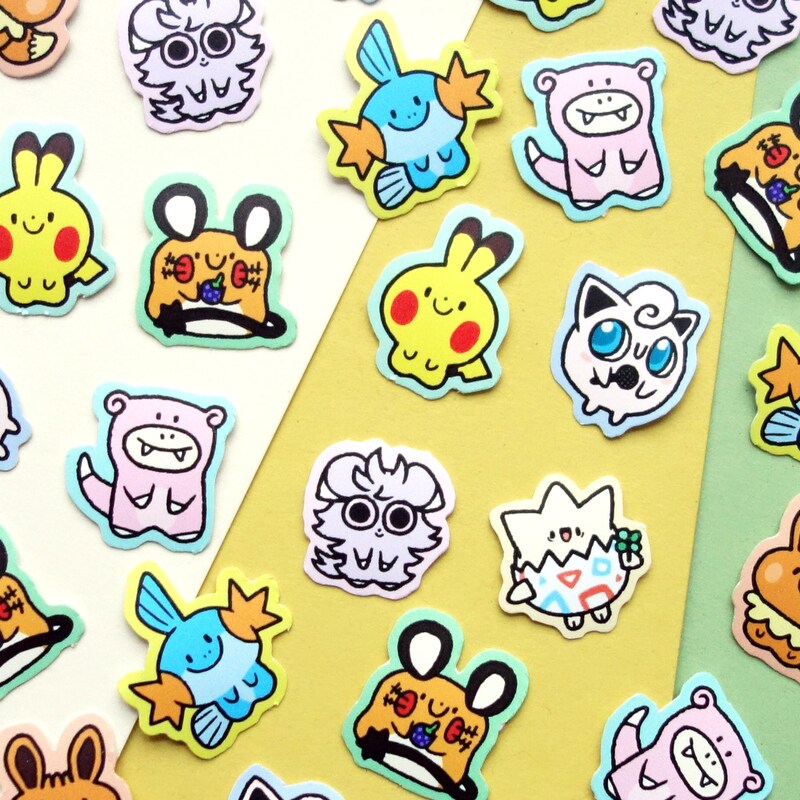 Pokémons Sticker - Etsy