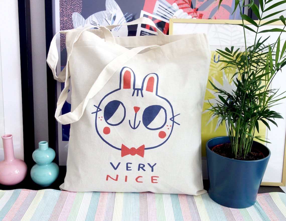 Very Nice Tote Bag / Shopping Bag - Etsy