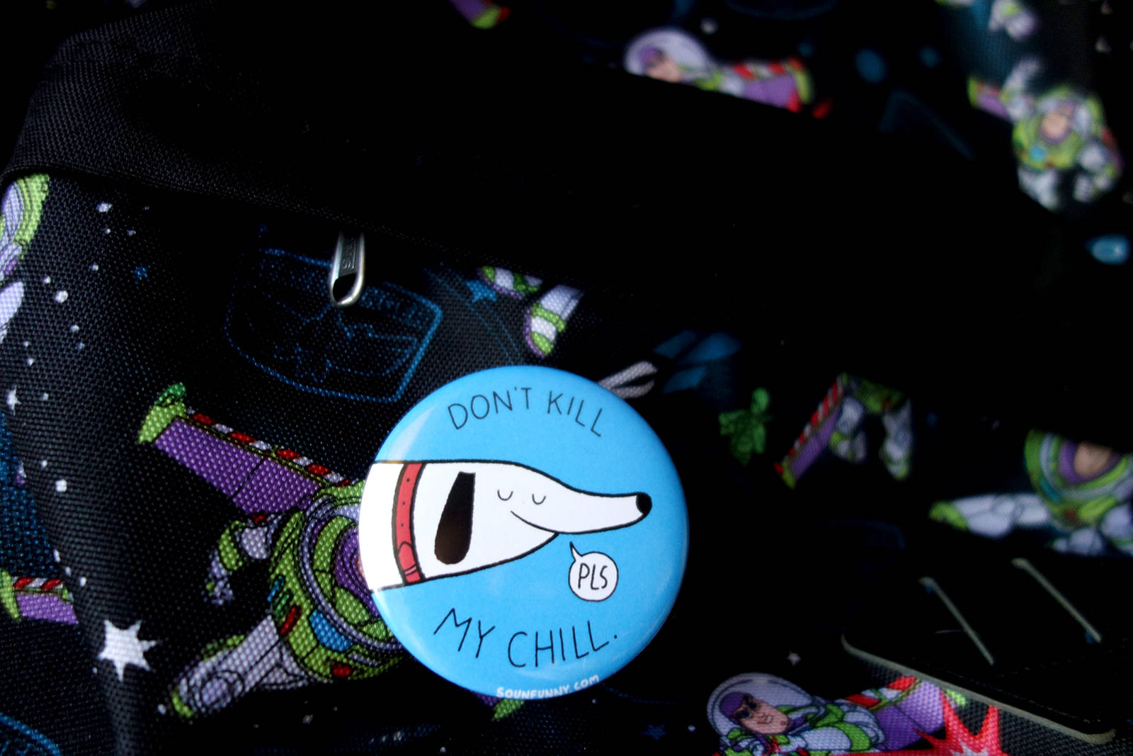 Don't Kill My Chill Button Pin | Etsy