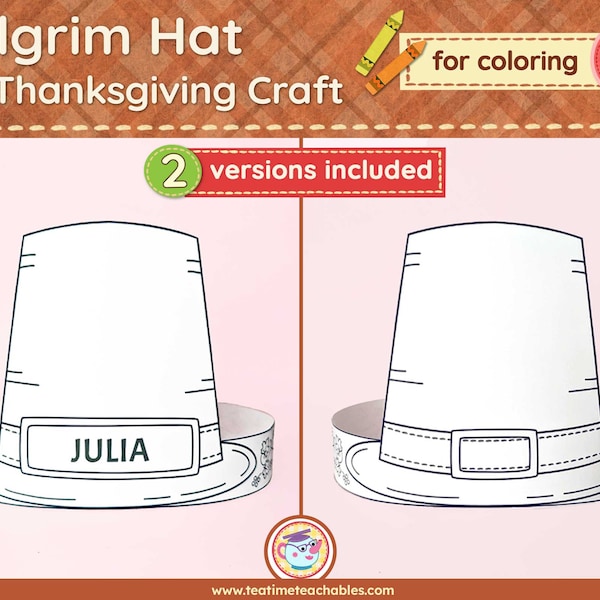 Pilgrim Hat - Etsy
