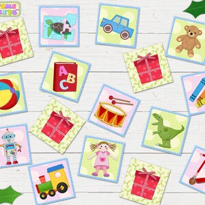 Stocking Surprise PRINT & PLAY Matching Game for Kids - Etsy