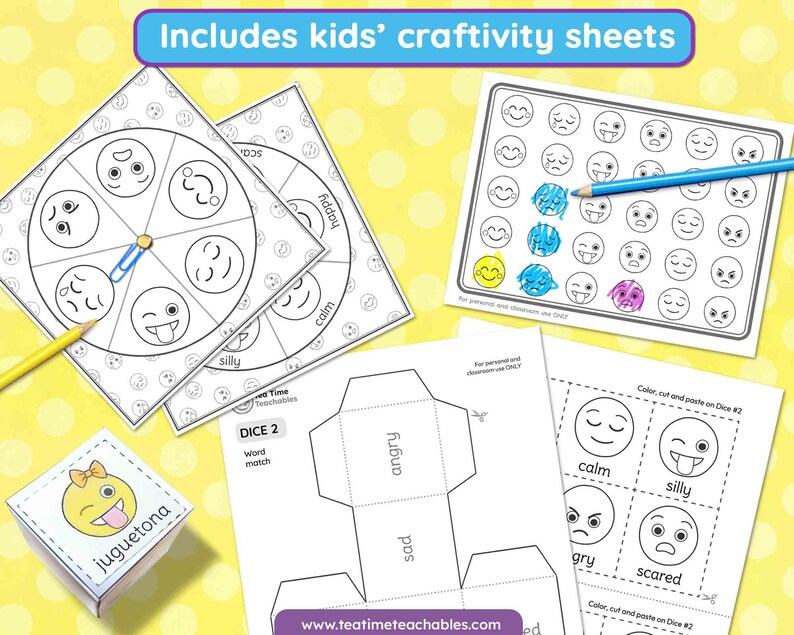 Feelings BINGO Game | Printable Game for Kids | PDF | Educational Game ...