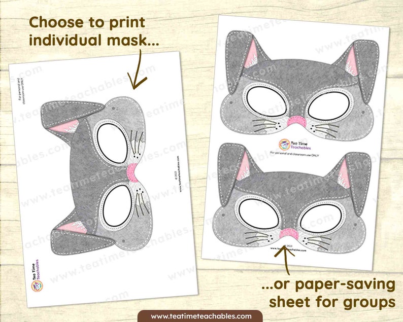 Printable Rabbit Mask for Kids: Precolored & Coloring Activity (PDF) - Etsy