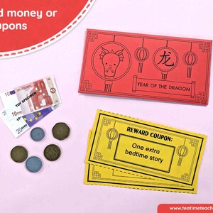 Year of the Dragon Craft BUNDLE: Printable Mask & Lucky Red Envelope ...