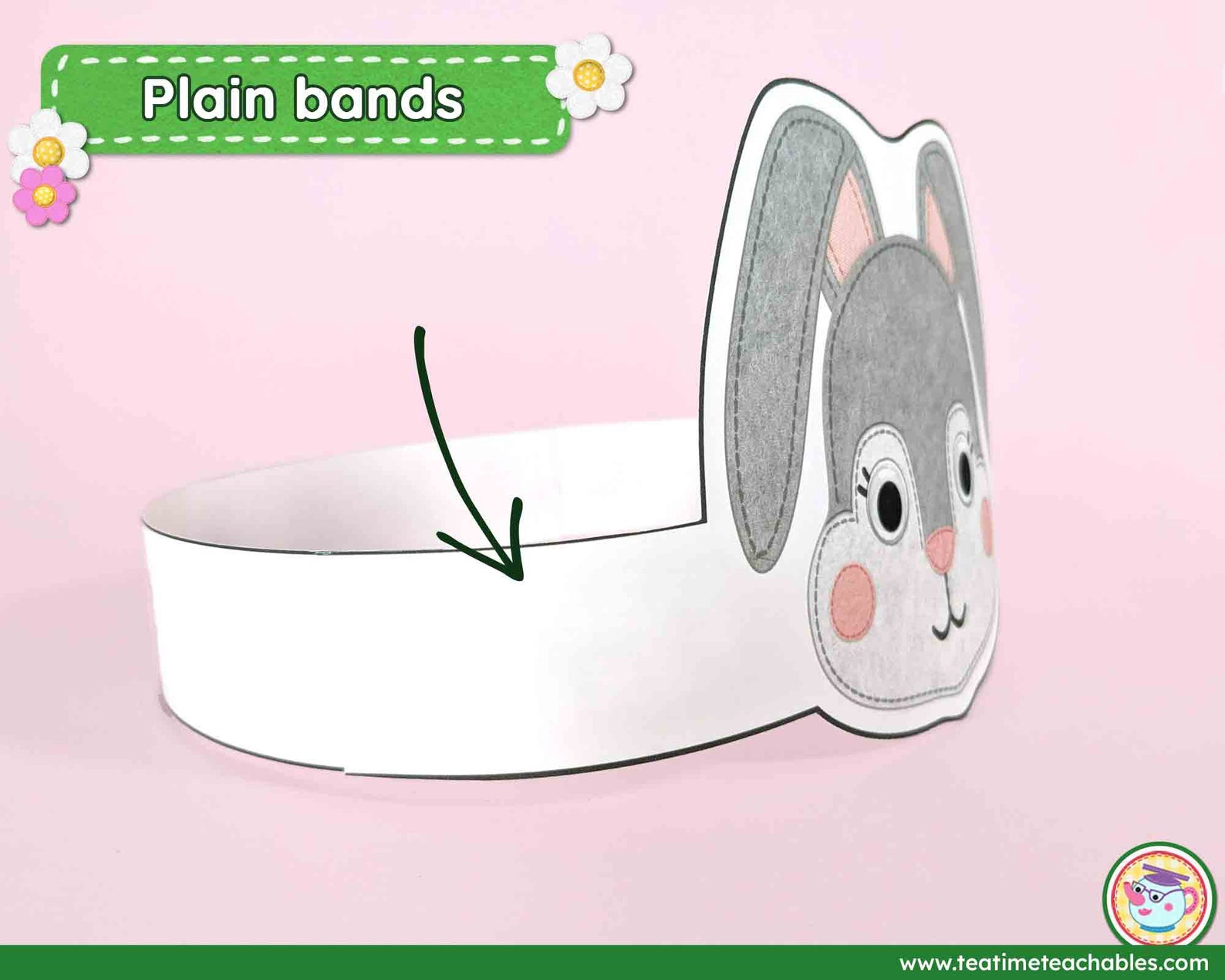 Printable BUNNY Headband | Printable Crown | Rabbit Craft | PDF ...
