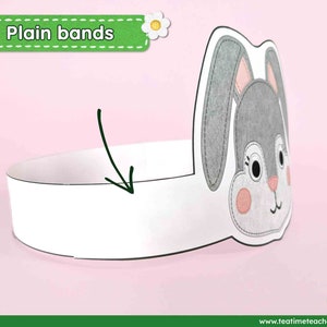 Printable BUNNY Headband | Printable Crown | Rabbit Craft | PDF ...