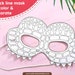Crocodile Mask: Precolored & for Coloring, Jungle Animal Craft (PDF) - Etsy
