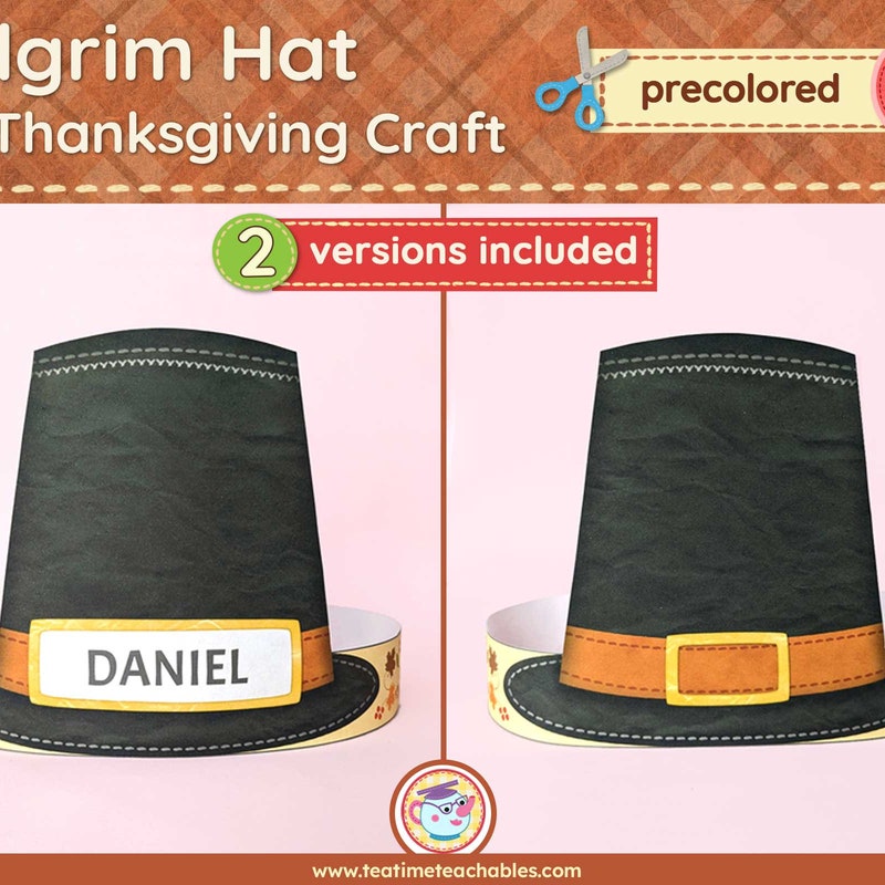 Pilgrim Hat - Etsy