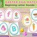 Spring-themed Matching Cards: Beginning Letter Sounds & Phonics Game ...