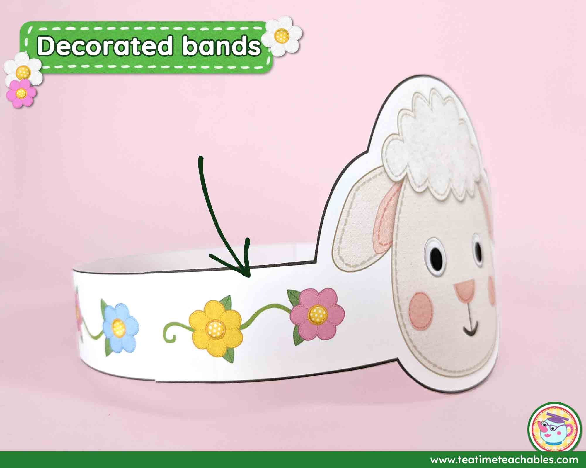 Printable LAMB Headband Printable Crown Lamb Craft for Kids PDF - Etsy