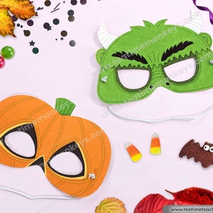 HALLOWEEN Masks for Kids | Ten Printable Masks | Precolored | PDF ...