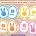 Spring-themed Matching Cards: Colors, Numbers & Sizes Educational Game ...