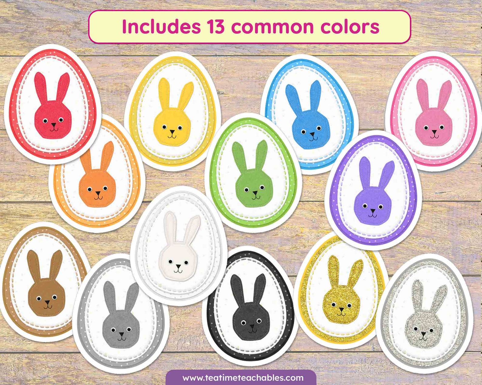 Spring-themed Matching Cards: Colors, Numbers & Sizes | Educational ...