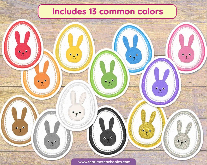 Spring-themed Matching Cards: Colors, Numbers & Sizes | Educational ...