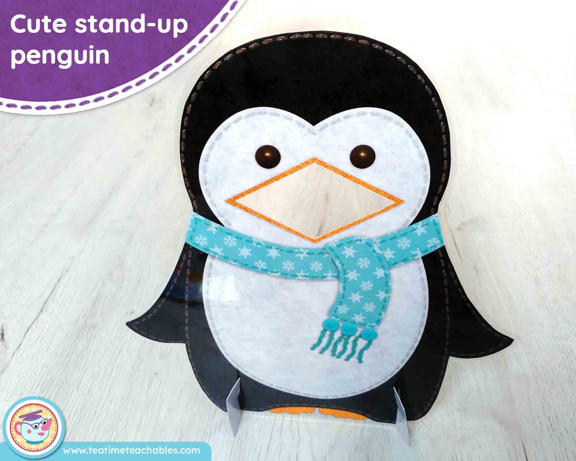 Hungry Penguin - Printable Game for Kids | Colors and Shapes Matching ...