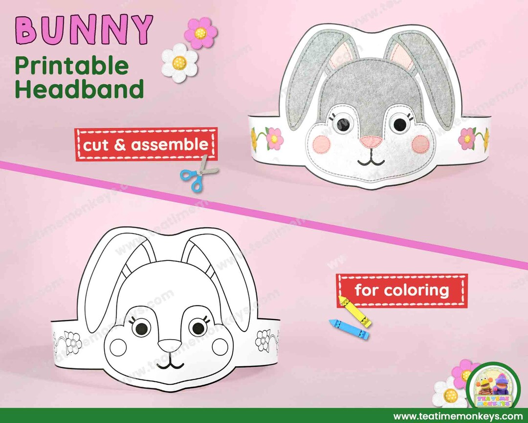 Bunny Paper Crowns - Mom. Wife. Busy Life.