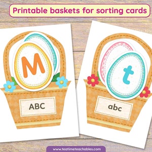 Spring-themed Matching Cards: Beginning Letter Sounds & Phonics Game ...