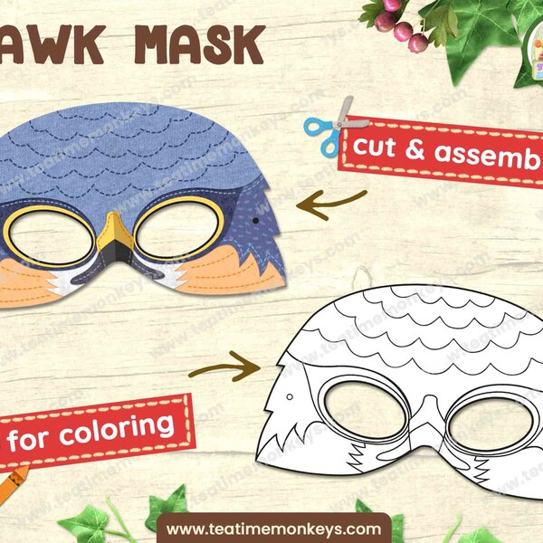 Hawk Mask - Etsy
