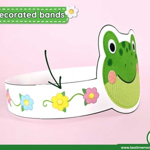 Printable FROG Headband Printable Crown Frog Craft - Etsy