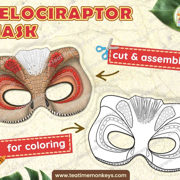 Velociraptor Mask - Etsy