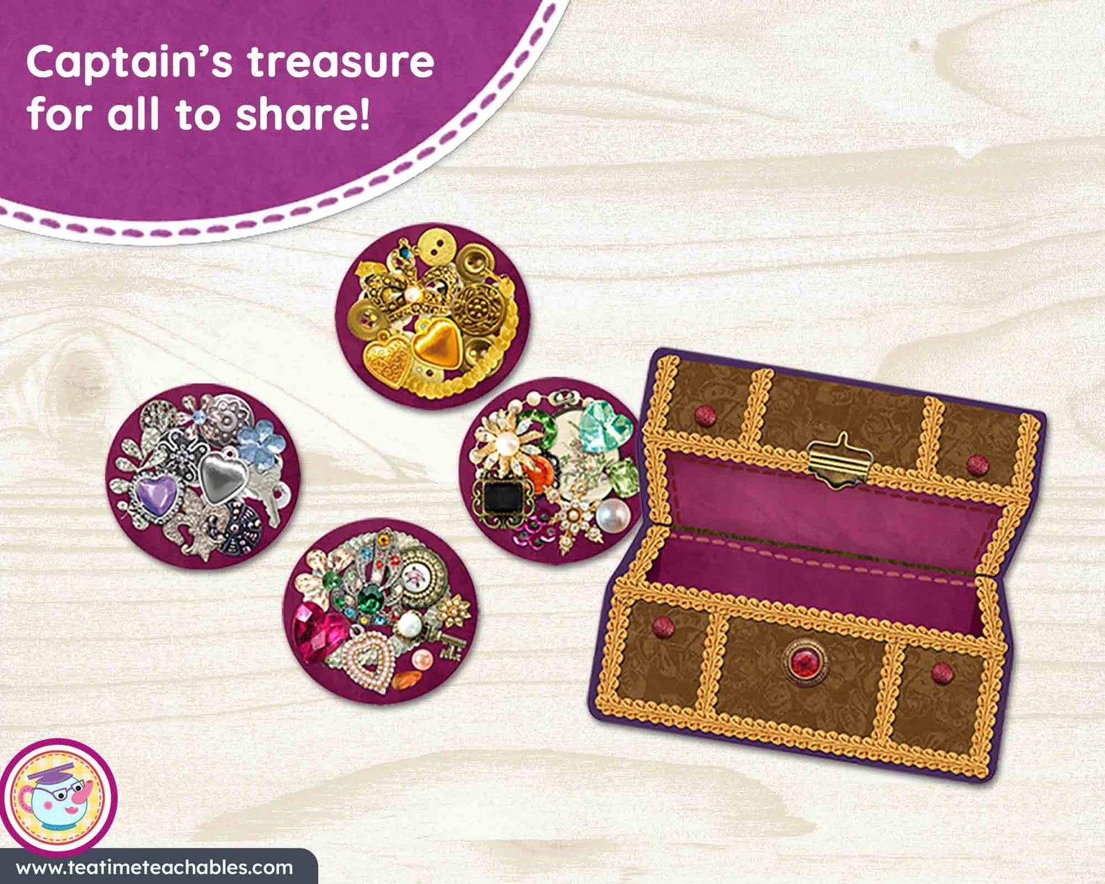 Treasure Island Pirate Map PRINTABLE Game PDF Pirates Matching and ...