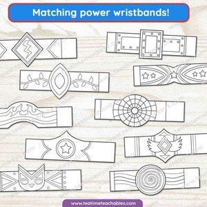 SUPERHEROES Masks for Kids Bundle - 20 Printable Masks: Precolored ...