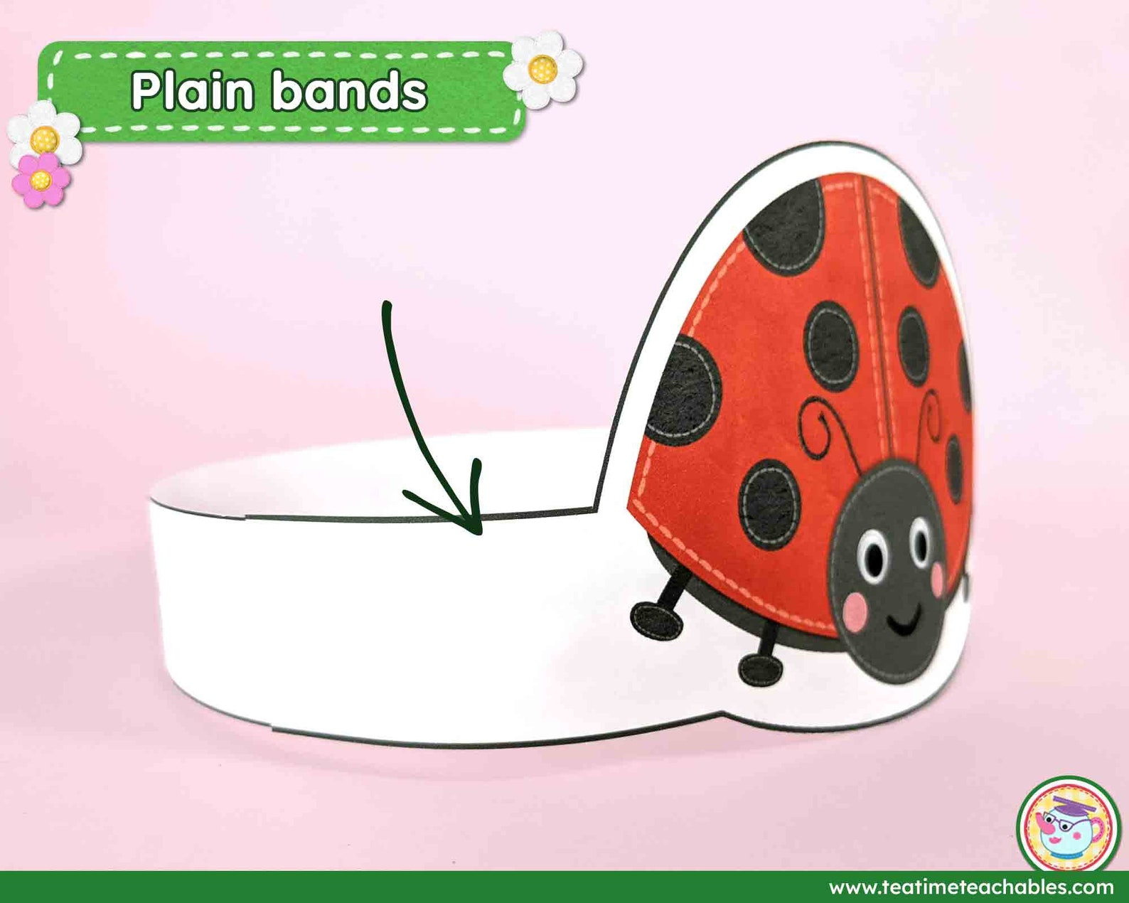 Printable LADYBUG Headband - Printable Crown | Ladybug Craft for Kids ...