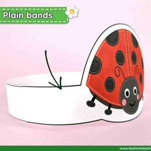 Printable LADYBUG Headband - Printable Crown | Ladybug Craft for Kids ...