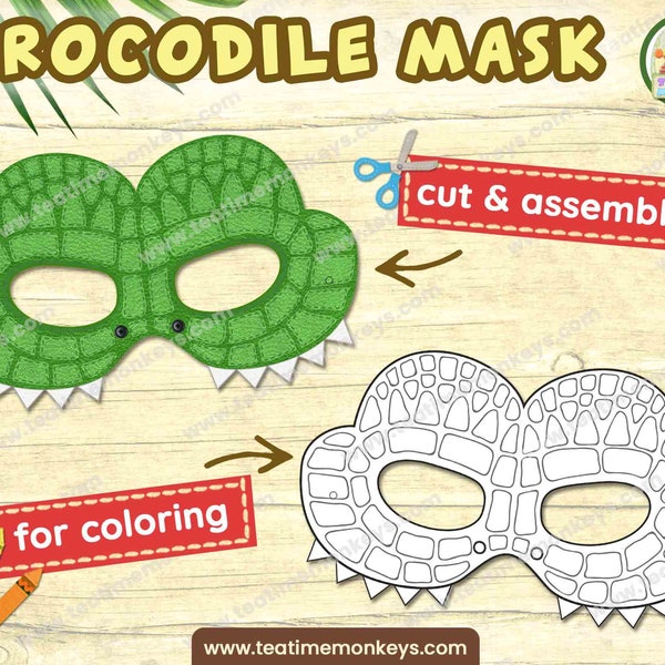 Crocodile Mask - Etsy