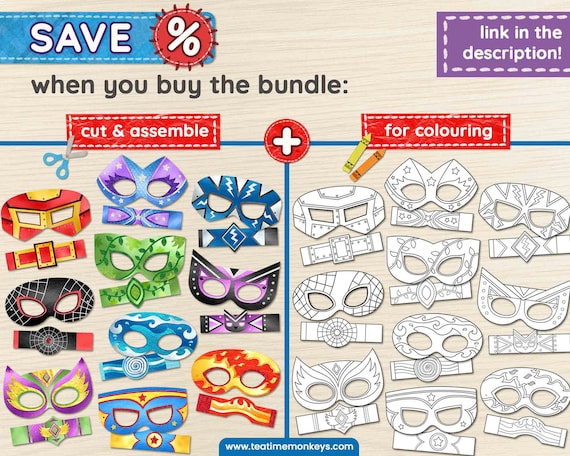 Printable Superhero Mask