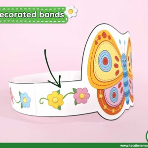 Printable BUTTERFLY Headband Printable Crown Butterfly - Etsy