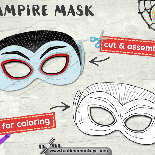 Vampire Mask - Etsy