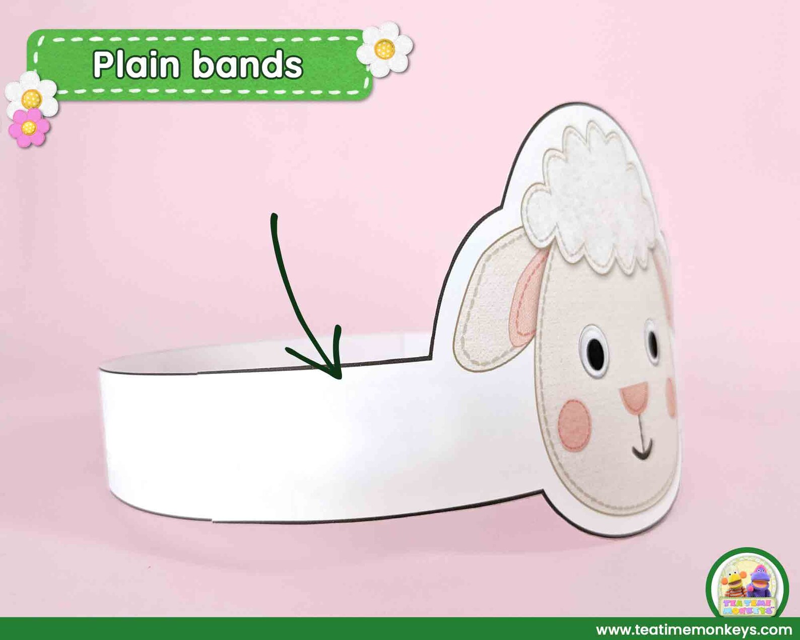 Printable LAMB Headband Printable Crown Lamb Craft - Etsy Canada