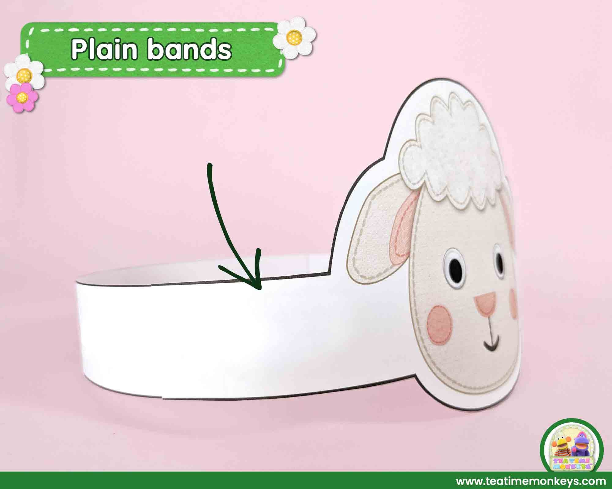 Printable LAMB Headband Printable Crown Lamb Craft - Etsy