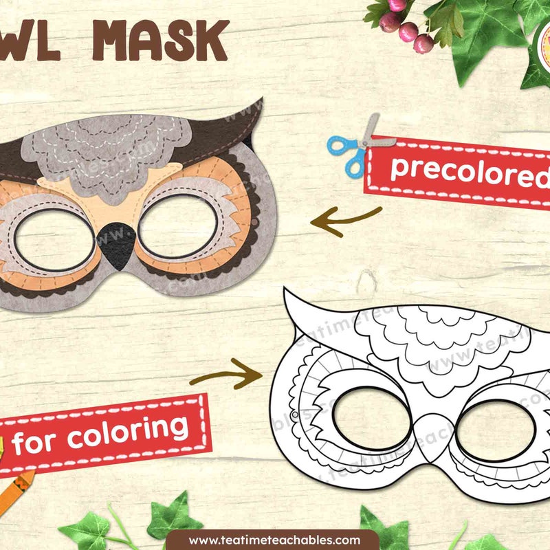 Owl Mask - Etsy