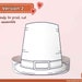 Printable Pilgrim Hat for Coloring Easy Thanskgiving Craft - Etsy