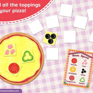 Pizza Matching Game for Kids: Printable Memory Game (PDF) - Etsy UK